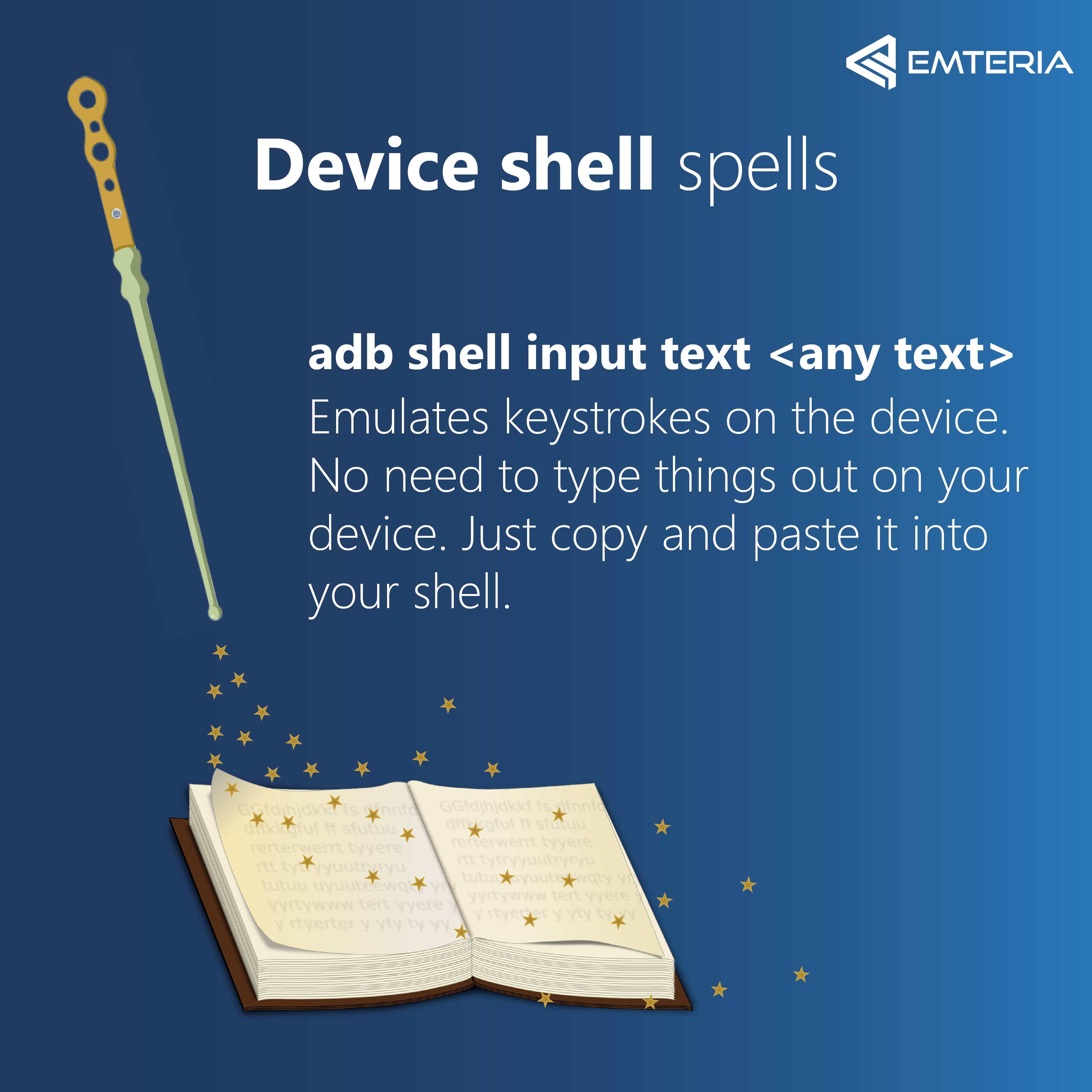 Spellbinding Android Cheat Sheet